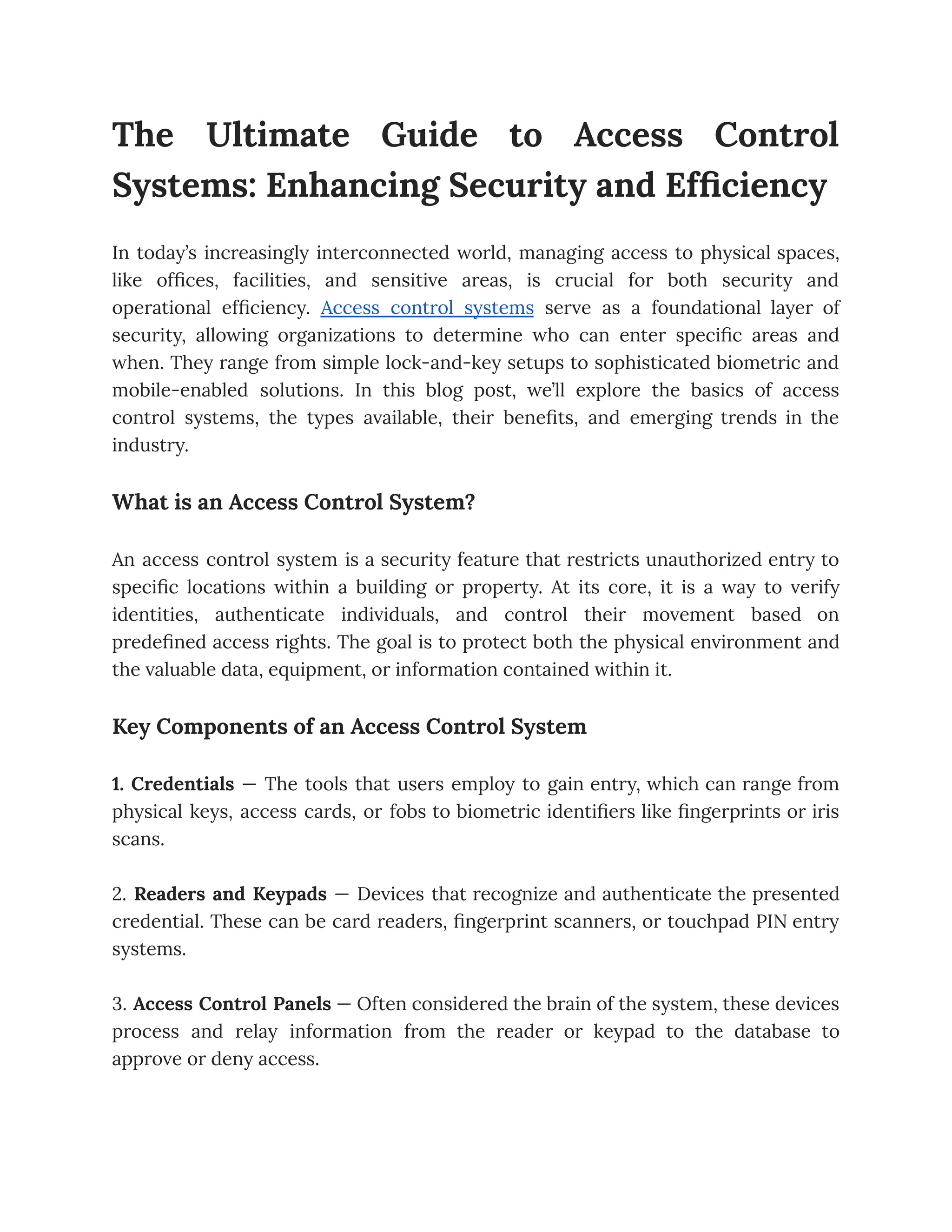 The Ultimate Guide to Access Control Systems_ Enhancing Security and Efficiency.pdf