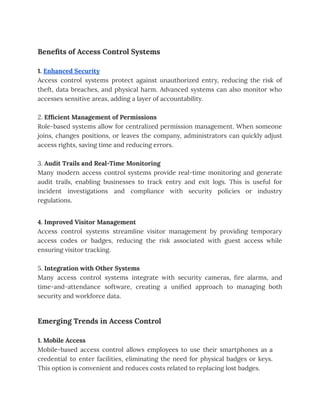 The Ultimate Guide to Access Control Systems_ Enhancing Security and ...