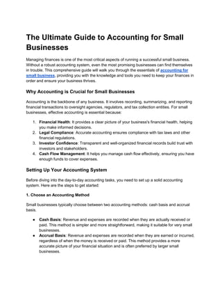 The Ultimate Guide to Accounting for Small Businesses.docx