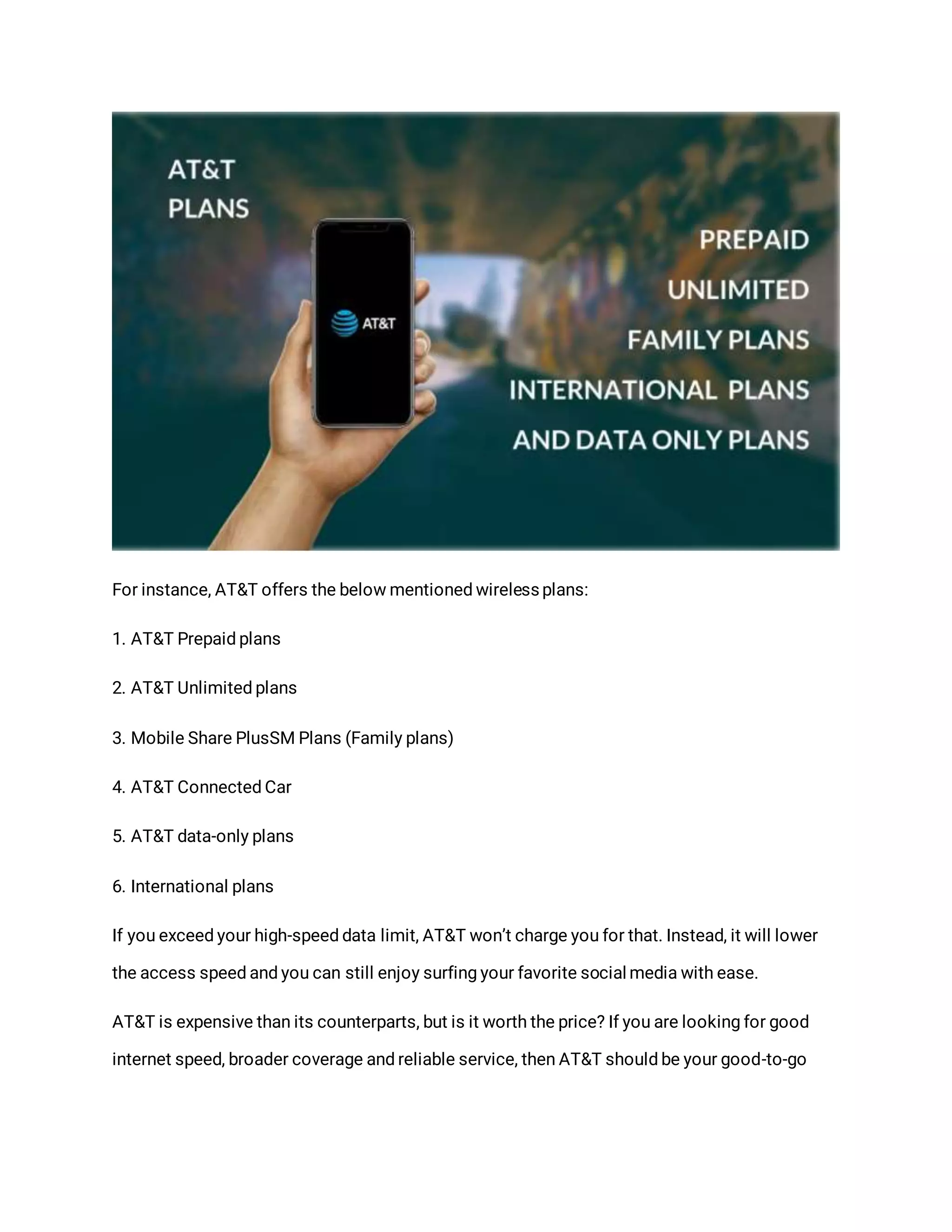 The ultimate guide to AT&T cell phone network and how to lower bills | PDF