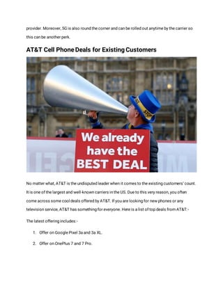 The ultimate guide to AT&T cell phone network and how to lower bills | PDF