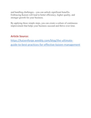 The Ultimate Guide to Best Practices for Effective Kaizen Management.pdf