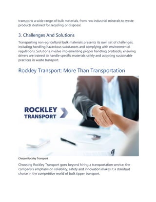 The Ultimate Guide To Bulk Tipper Transport - Everything You Need To ...