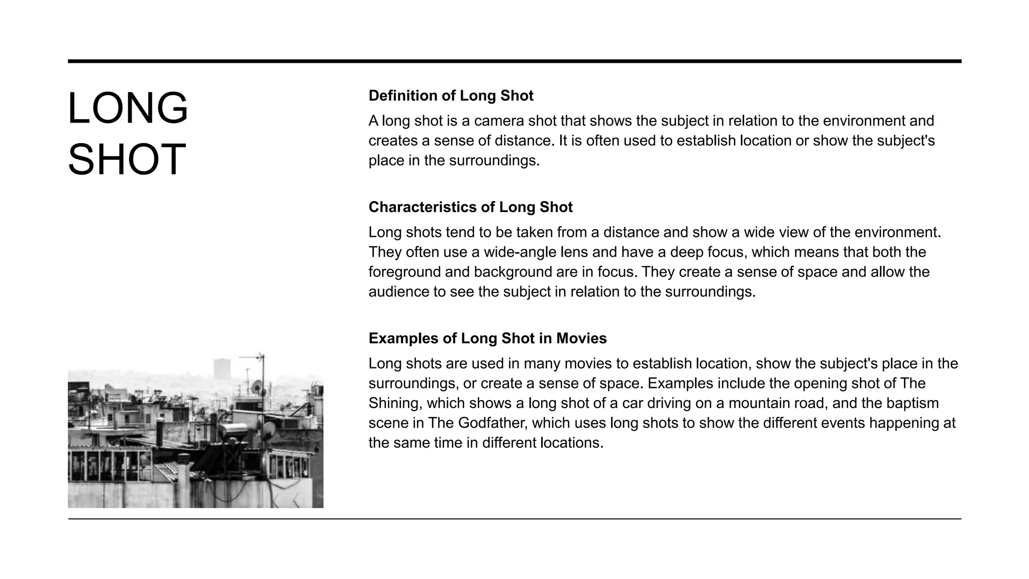 The Ultimate Guide to Camera Shots, Photography! | PPTX | Cameras and ...