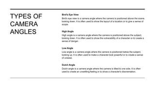 The Ultimate Guide to Camera Shots, Photography! | PPTX