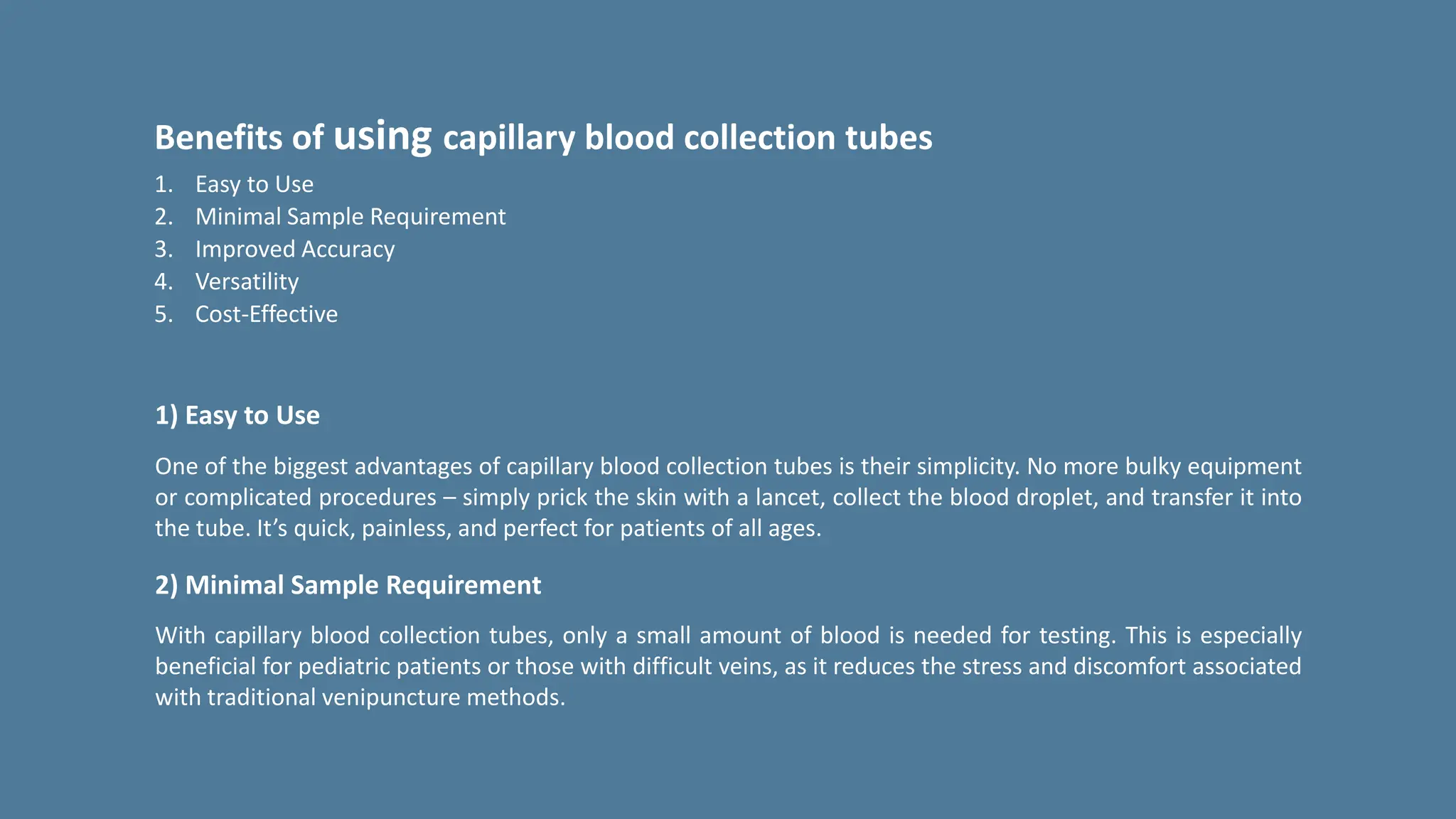 Capillary Blood Collection Tubes: The Complete Guidebook | PPTX