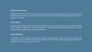 Capillary Blood Collection Tubes: The Complete Guidebook | PPTX