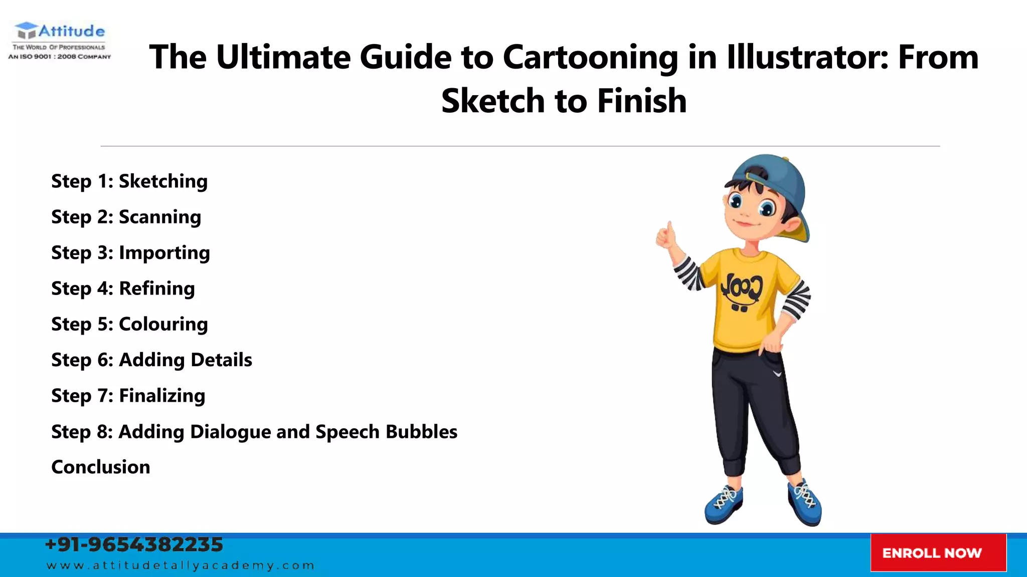 The Ultimate Guide To Cartooning In Illustrator | PPTX