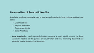 The Complete Guide to Selecting the Best Anaesthetic Needle | PPTX