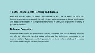 The Complete Guide to Selecting the Best Anaesthetic Needle | PPT