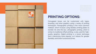 The Ultimate Guide to Corrugated Boxes- Upack | PDF