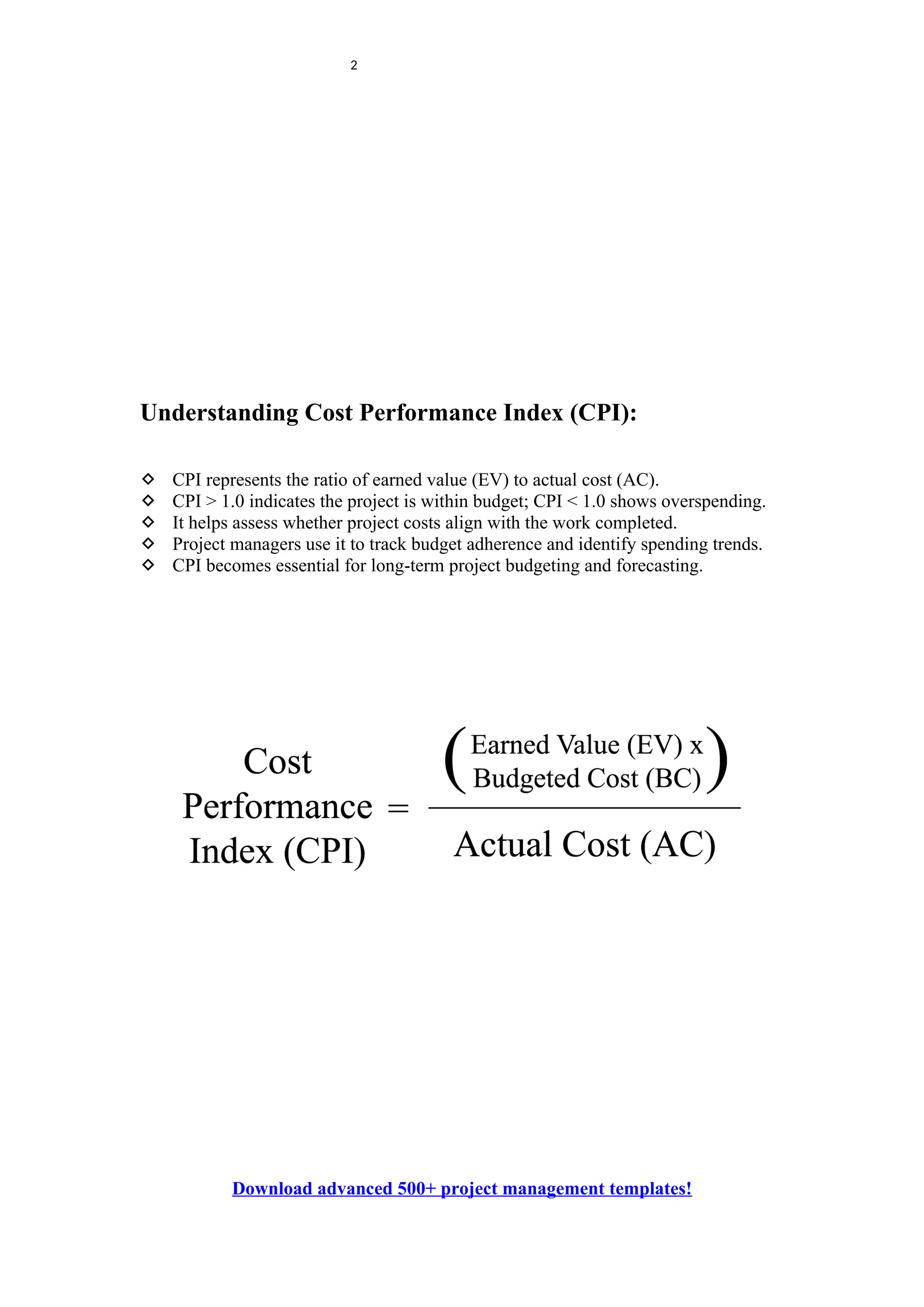 The Ultimate Guide to Cost Performance Index Template 2024.docx