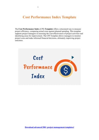The Ultimate Guide to Cost Performance Index Template 2024.docx