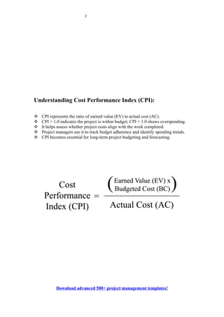 The Ultimate Guide to Cost Performance Index Template 2024.docx