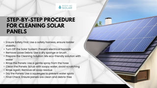 THE ULTIMATE GUIDE TO ECO-FRIENDLY CLEANING OF SOLAR PANELS | PPT