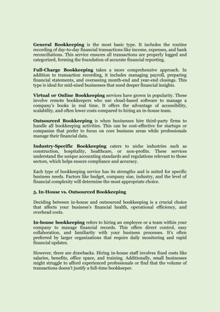 The Ultimate Guide to Efficient Bookkeeping Services | PDF