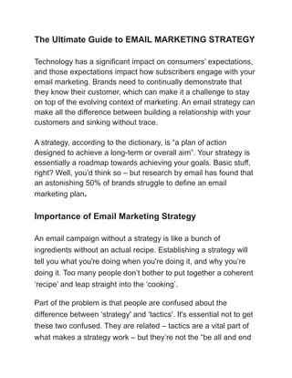 The Ultimate Guide to EMAIL MARKETING STRATEGY.pdf