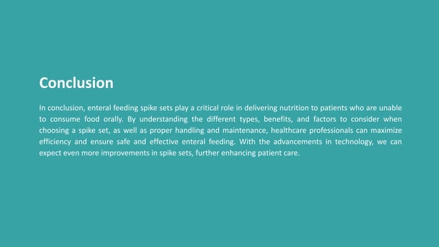 Enteral Feeding Spike Sets: Complete Guide | PPT