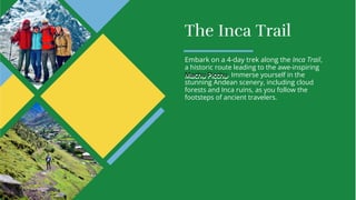 Inca Trail to Machu Picchu - Xtreme Tourbulencia | PDF