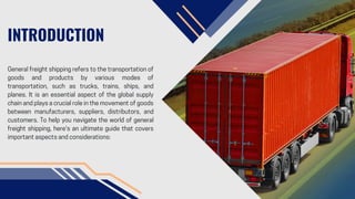 The Ultimate Guide to General Freight Shipping | PDF