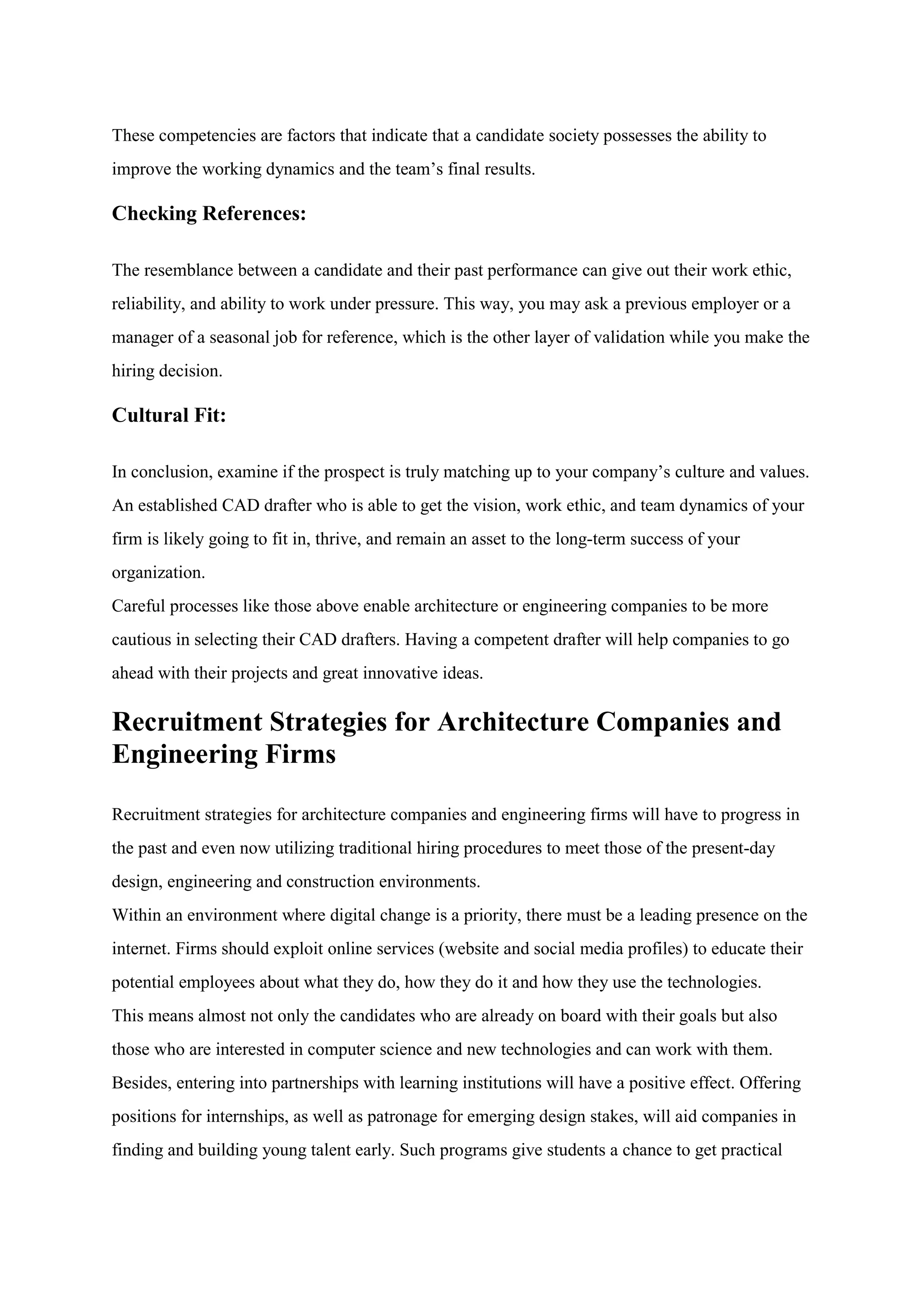 The Ultimate Guide to Hiring Top CAD Drafters. | PDF