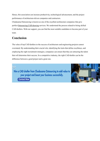 The Ultimate Guide to Hiring Top CAD Drafters. | PDF