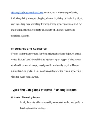 The Ultimate Guide to Home Plumbing Repair Services.pdf