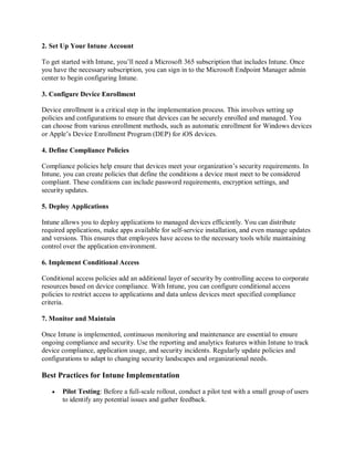 The Ultimate Guide to Intune Implementation.pdf | Operating Systems ...