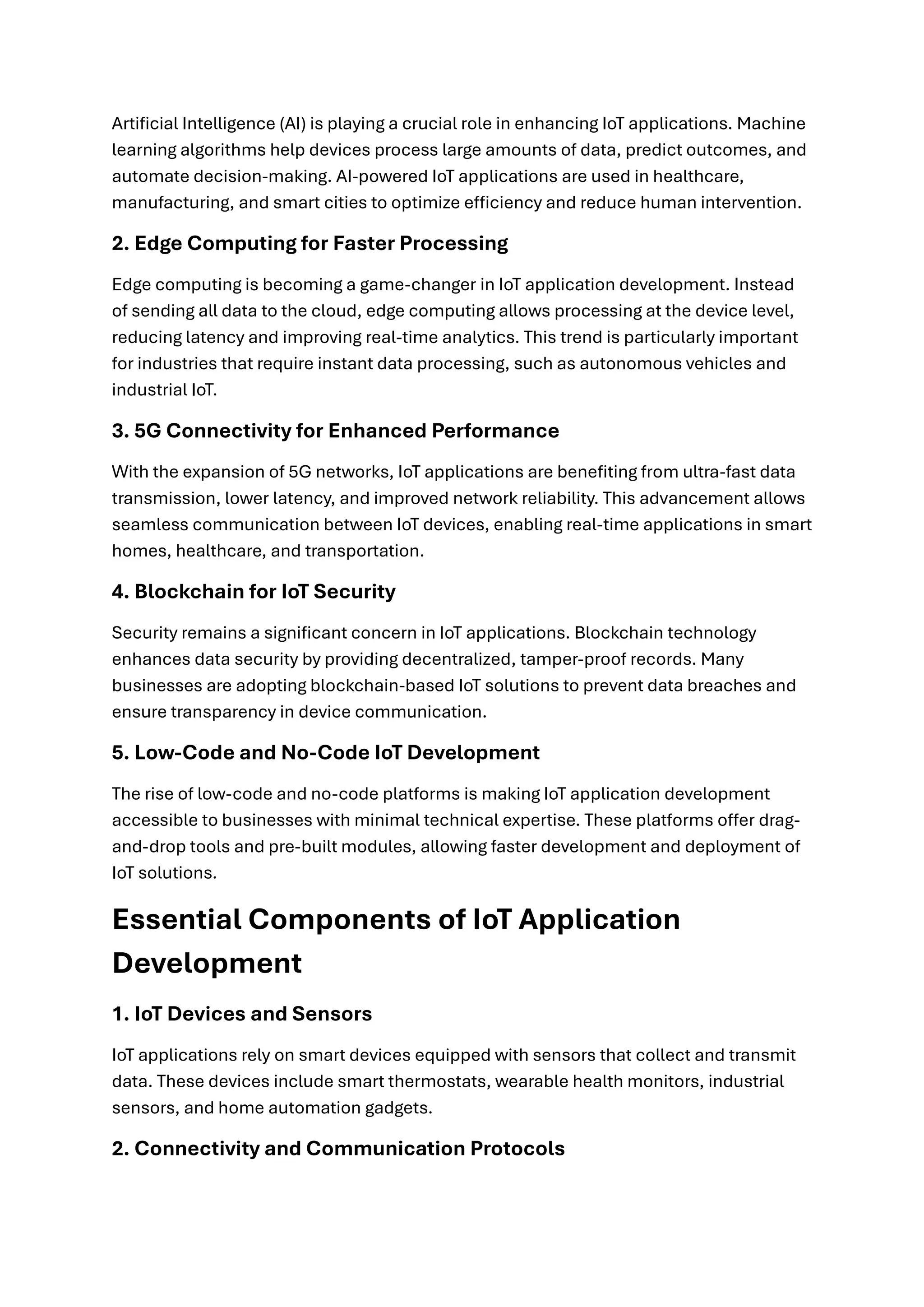 The Ultimate Guide to IoT Application Development in 2025 | PDF