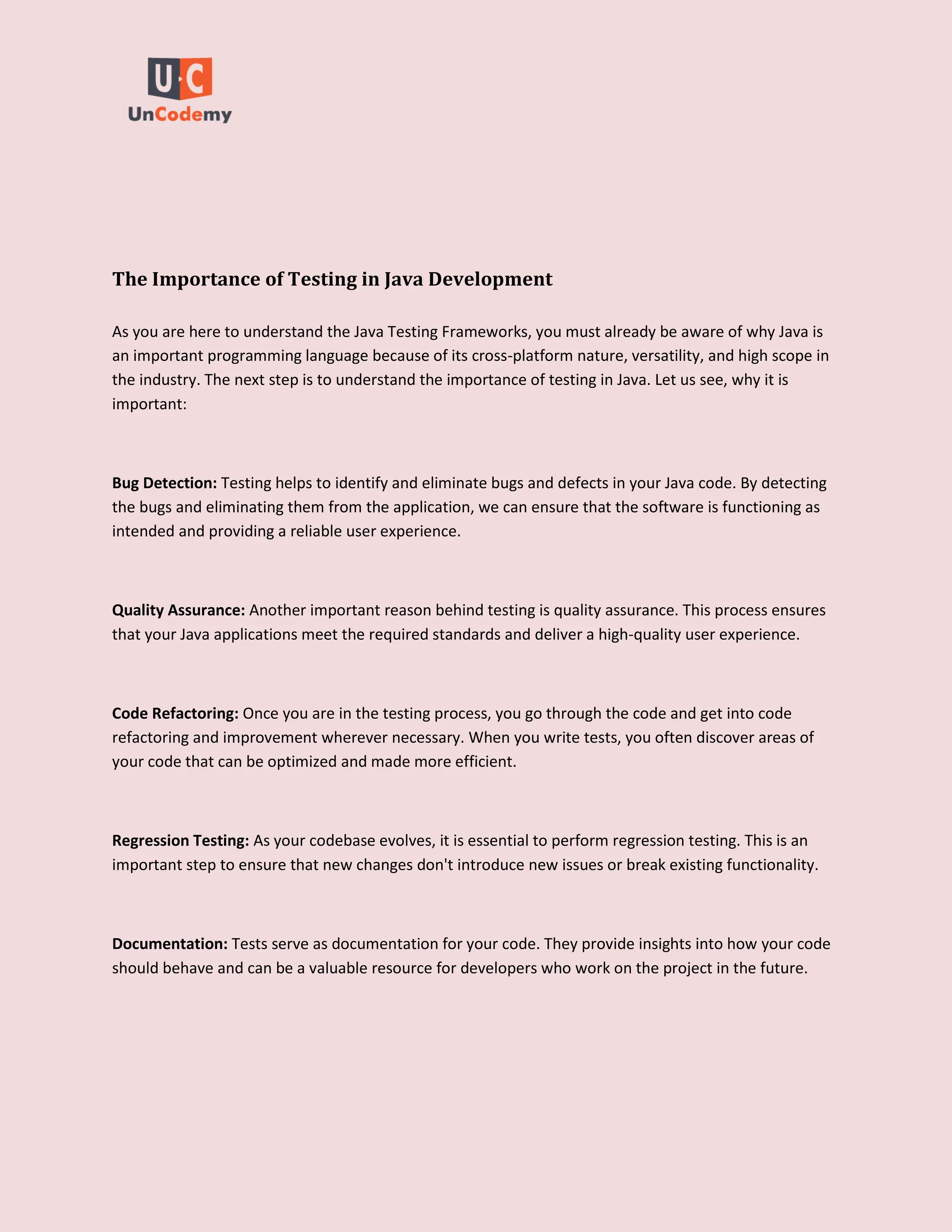 The Ultimate Guide To Java Testing Frameworkspdf