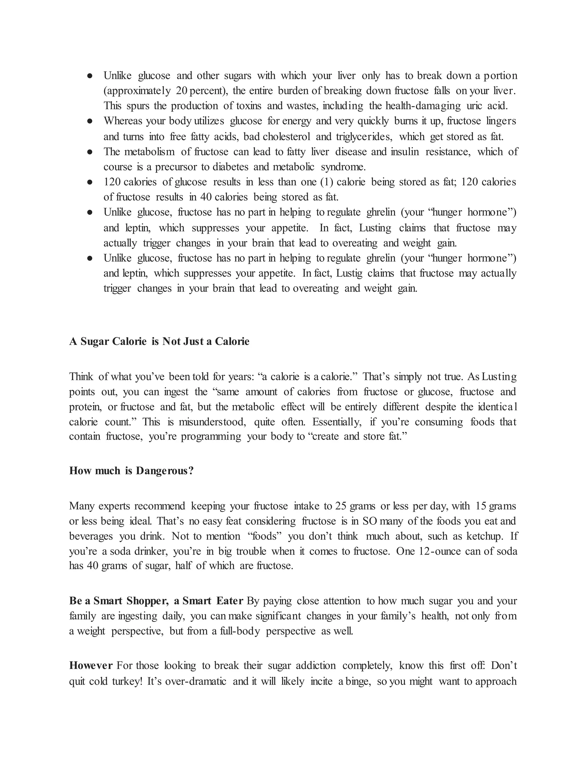 The ultimate guide to kick sugar addiction | DOCX