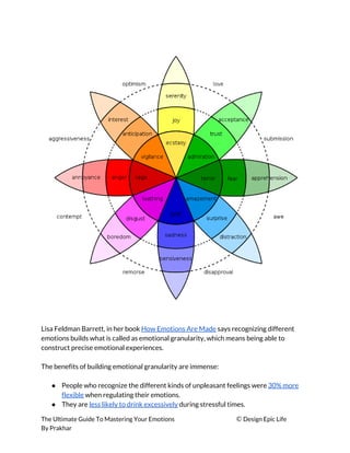 The ultimate guide to mastering your emotions | PDF