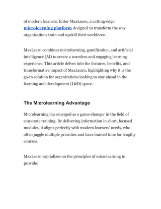 The Ultimate Guide to Microlearning for HR and L&D Professionals ...