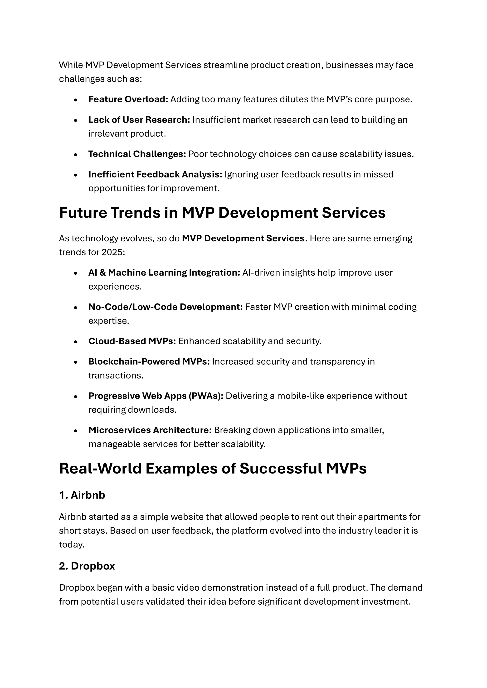 The Ultimate Guide to MVP Development Services in 2025 | PDF