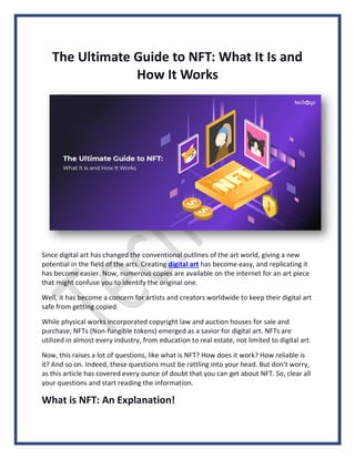 The Ultimate Guide to NFT What It Is and How It Works.pdf