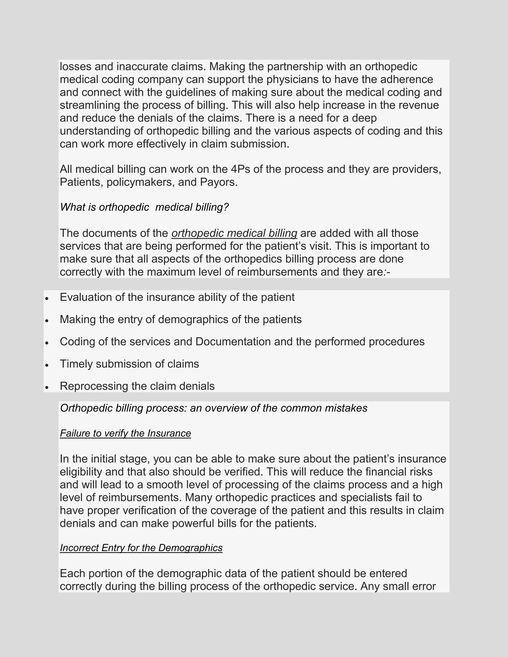 The Ultimate Guide to Orthopedic Medical Billing - Best Practices and Strategies.pdf