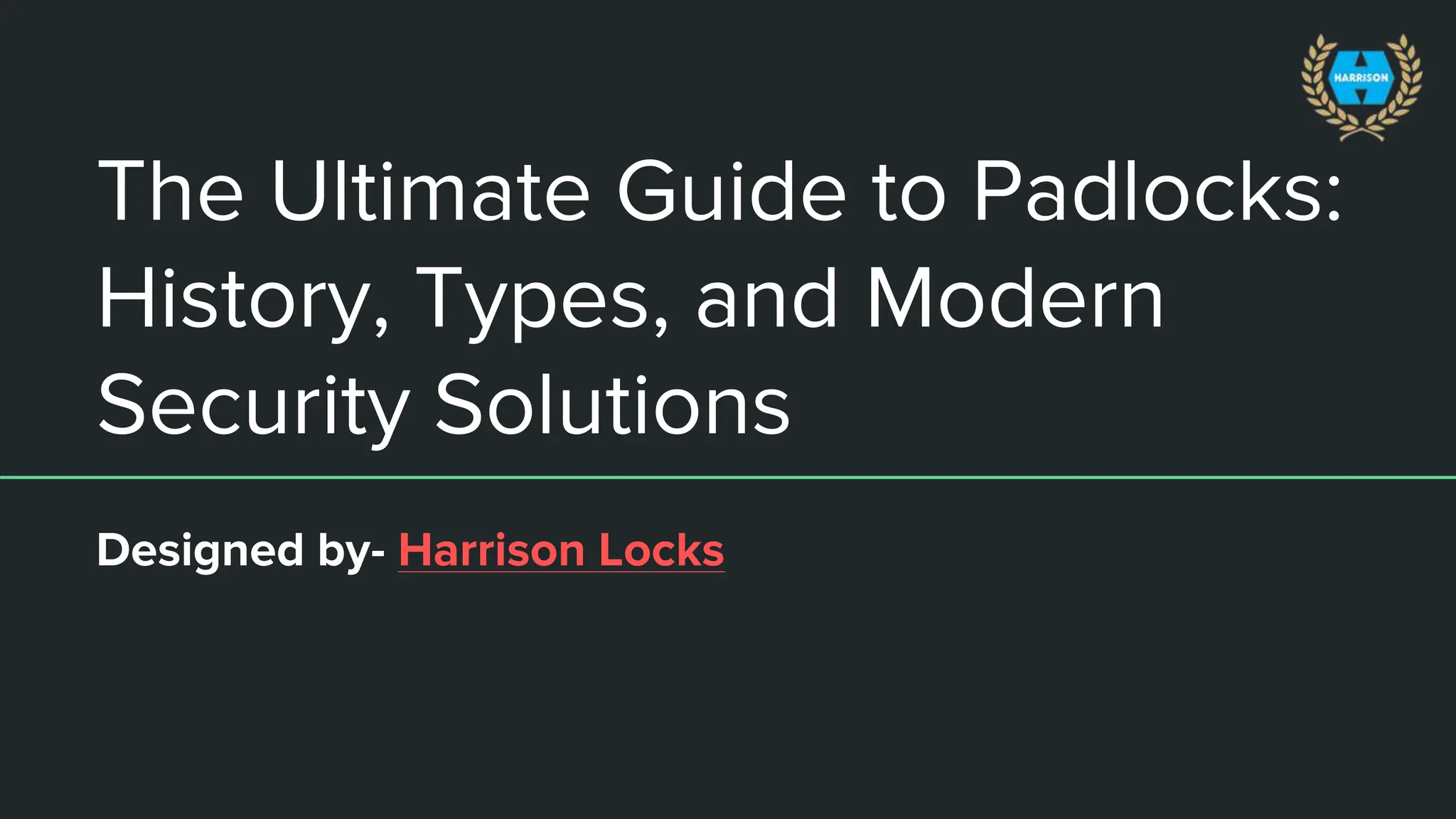 The Ultimate Guide to Padlocks: History, Types, and Modern Security ...