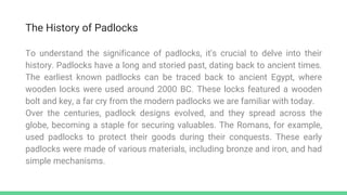 The Ultimate Guide to Padlocks: History, Types, and Modern Security ...