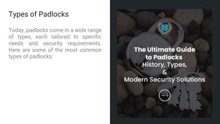 The Ultimate Guide to Padlocks: History, Types, and Modern Security ...