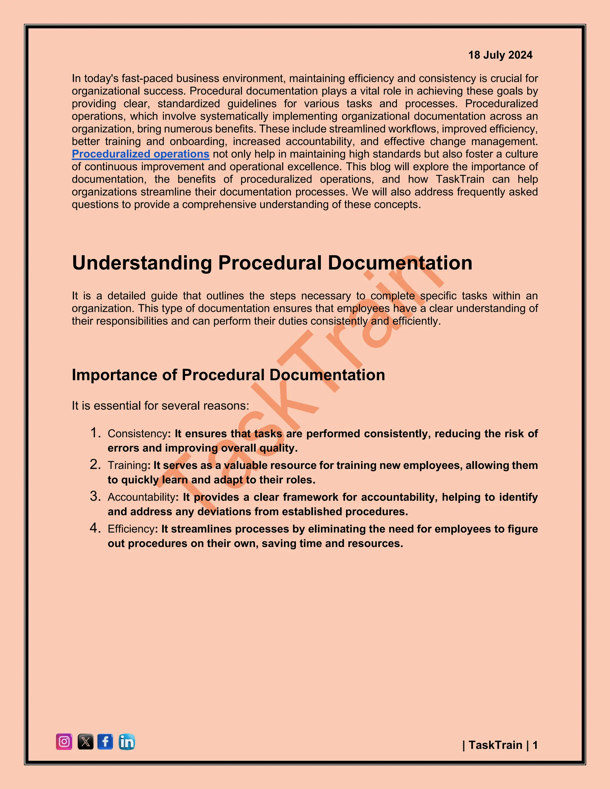 The Ultimate Guide to Procedural Documentation and Organizational ...