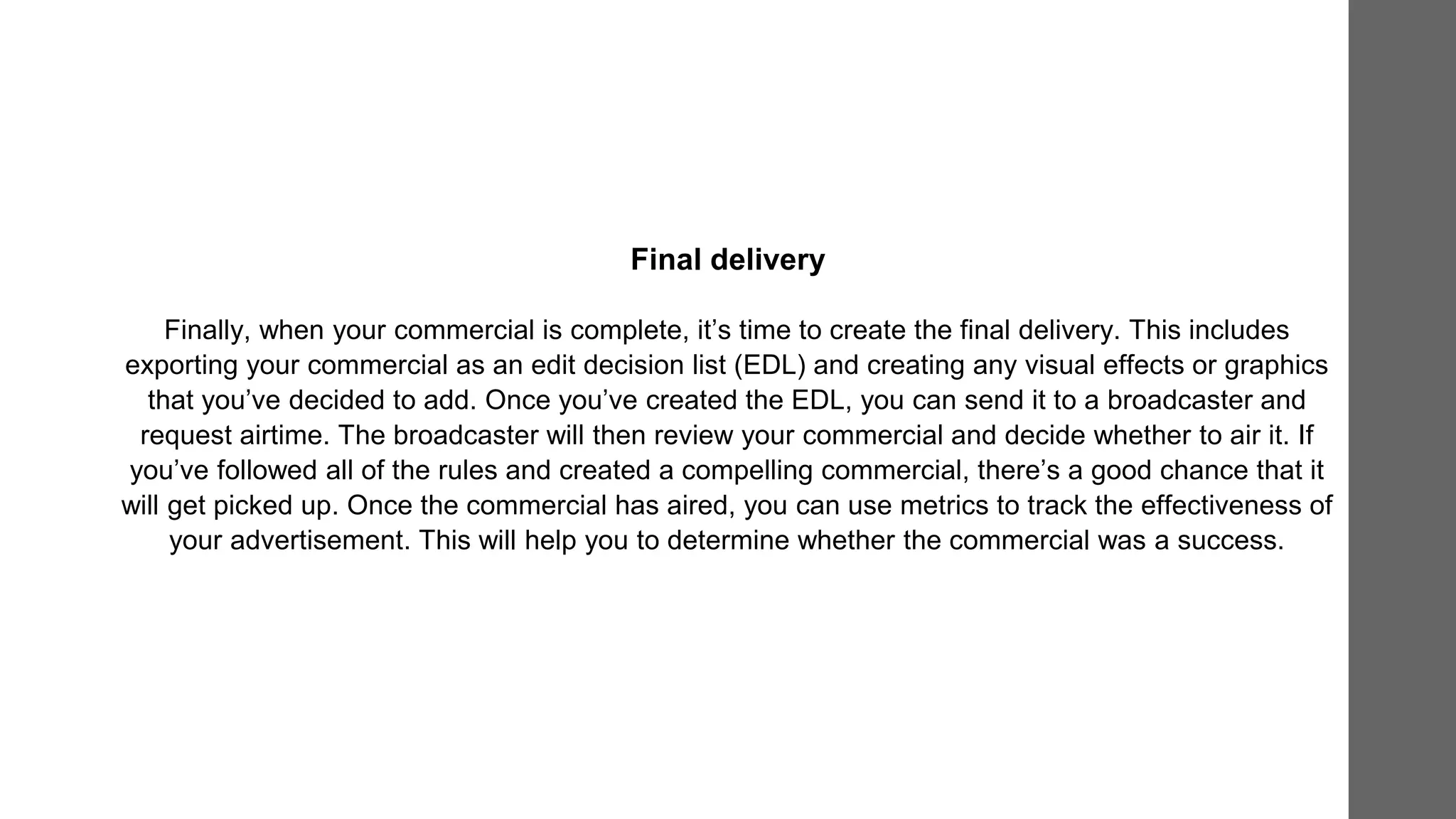 The Ultimate Guide to Producing a Professional TV Commercial.pptx