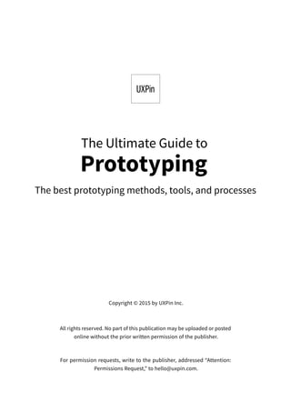 The ultimate guide to prototyping | PDF