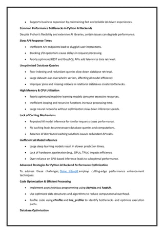 The Ultimate Guide to Python AI Backend Website Performance Improvement ...