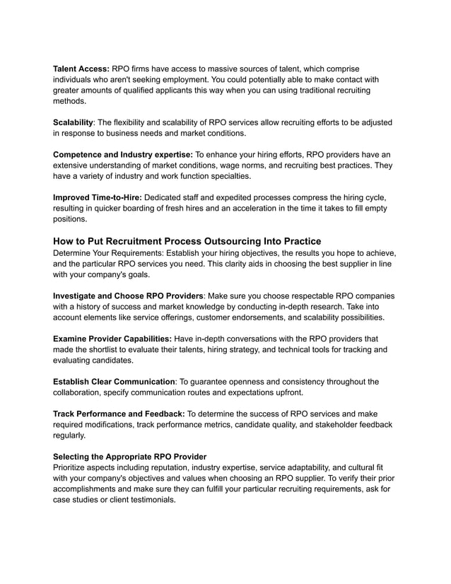 The Ultimate Guide To Recruitment Process Outsourcing What You Need To