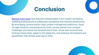 The Ultimate Guide to Remote Work Tools.pptx