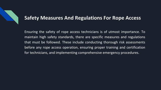 The Ultimate Guide To Rope Access.pptx | Climbing | Extreme Sports