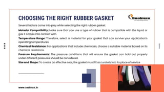 The Ultimate Guide to Rubber Gaskets for Industrial Use Spotlight on ...