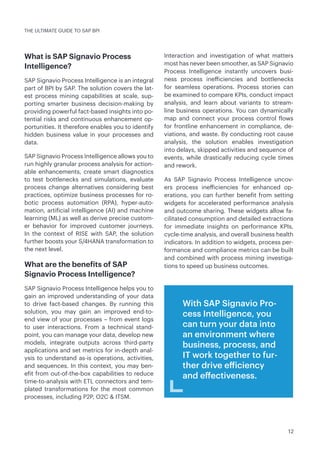 The Ultimate Guide to SAP Business Process Intelligence (BPI) | PDF