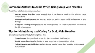 A Detailed Overview of Scalp Vein Needles | PPT