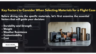 The Ultimate Guide to Selecting Materials for a Long-Lasting Flight ...